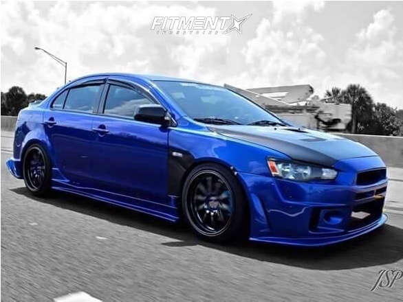 2008 Mitsubishi Lancer GTS with 18x9 XXR 527d and Ironman 225x40 on Air ...
