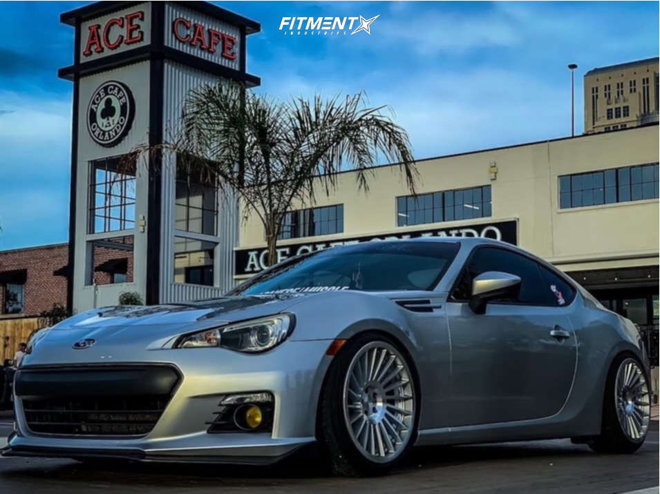 2013 Subaru BRZ Limited with 18x9.5 Rotiform Ind-t and Achilles 225x45 ...