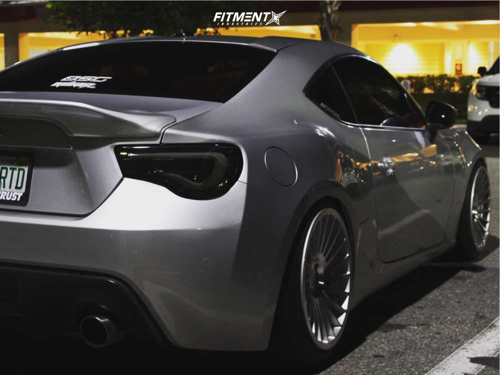2013 Subaru BRZ Limited with 18x9.5 Rotiform Ind-t and Achilles 225x45 ...