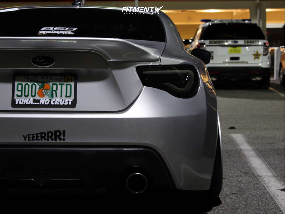 2013 Subaru BRZ Limited with 18x9.5 Rotiform Ind-t and Achilles 225x45 ...