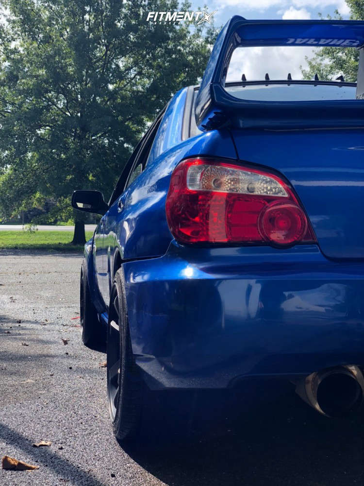 2005 Subaru WRX Base with 18x8.5 Rota Grid and Hankook 235x40 on ...