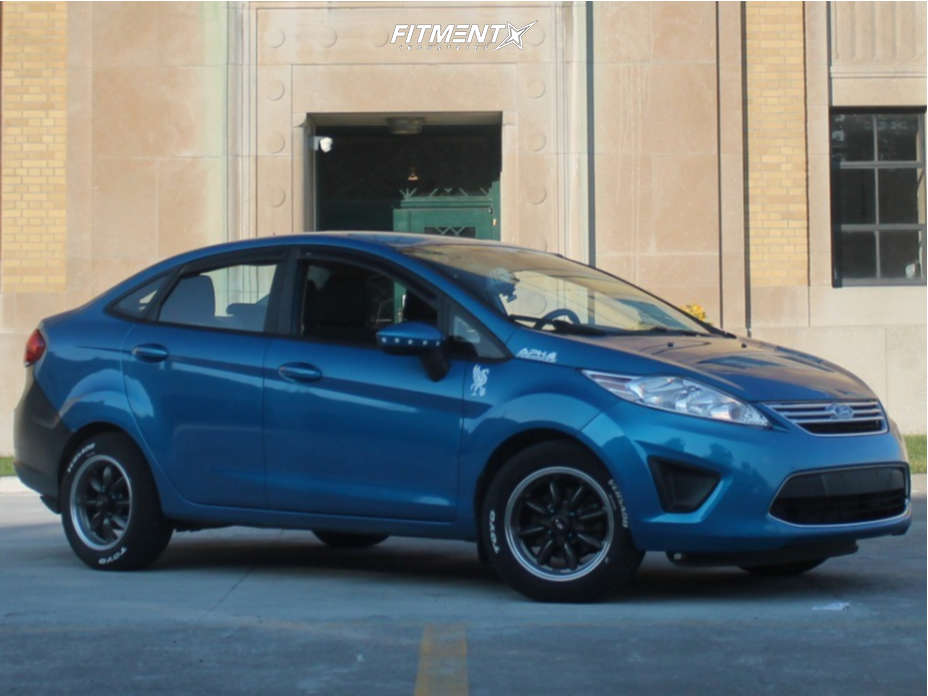 2012 Ford Fiesta SE with 15x7.5 Rota RBX and Toyo Tires 195x60 on Stock ...