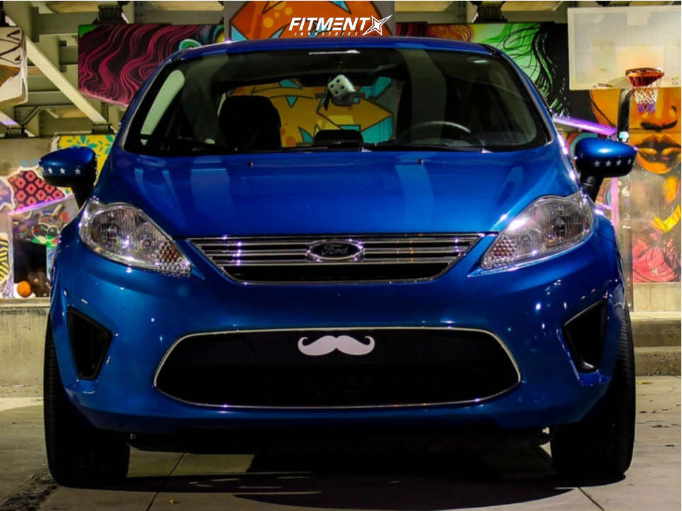 2012 Ford Fiesta SE with 15x7.5 Rota RBX and Toyo Tires 195x60 on Stock ...