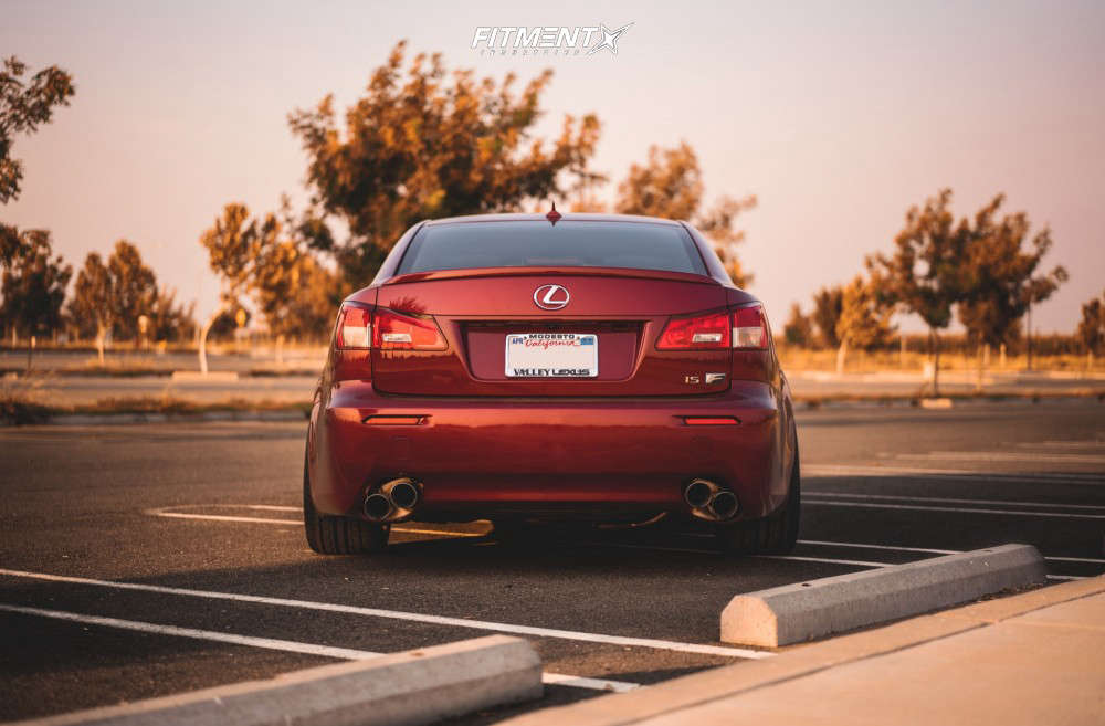 2011 Lexus IS F Base with 19x9.5 Volk Te37 Ultra and Hankook 245x35 on ...