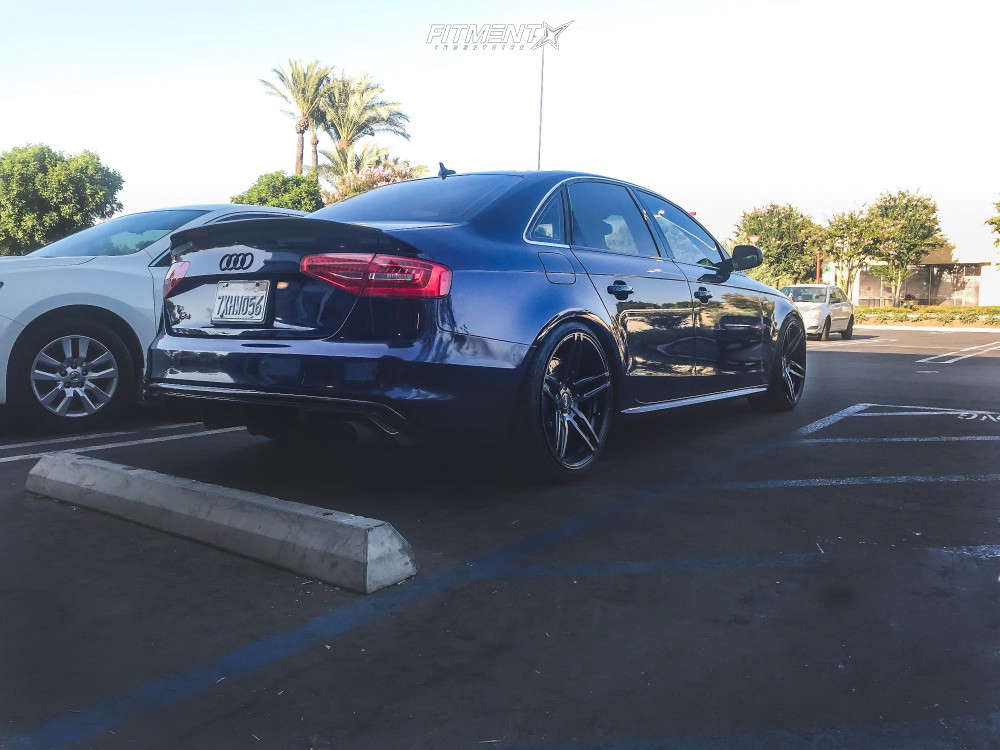 2013 Audi S4 Base with 20x9.5 DPE FT-5S and Accelera 245x35 on Lowering ...