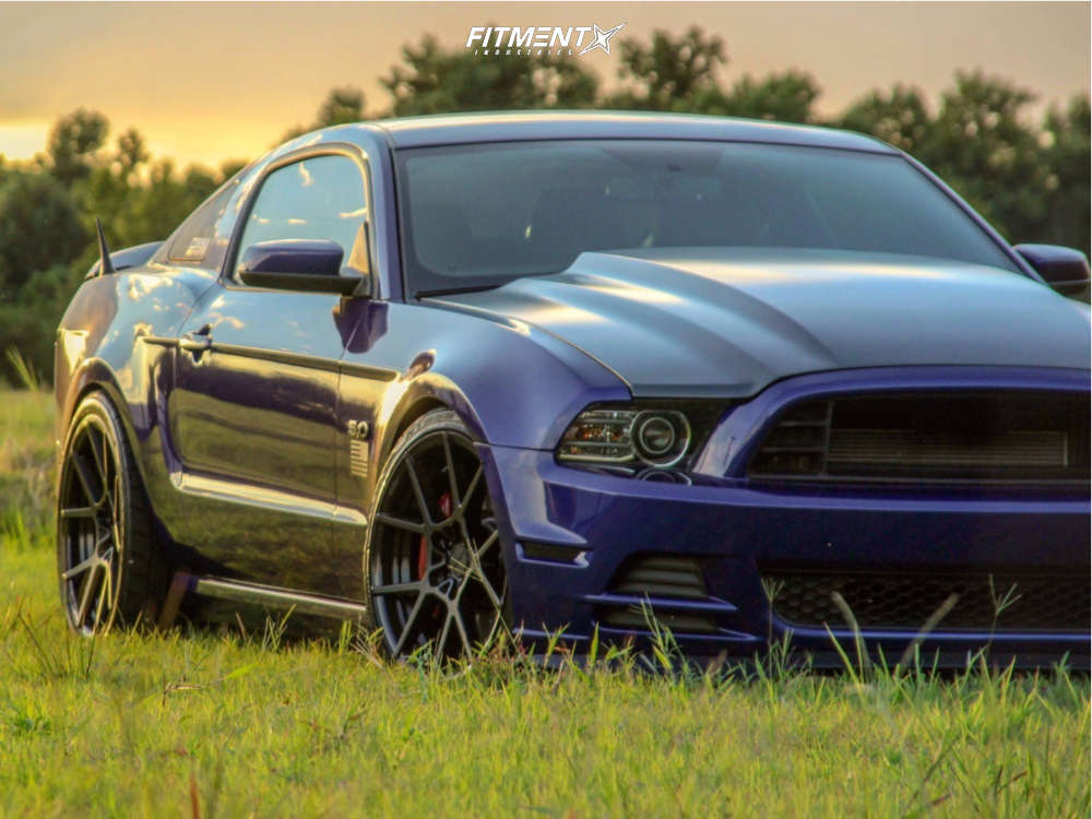 2014 Ford Mustang GT with 20x9.5 Rotiform Kps and Nitto 255x35 on ...