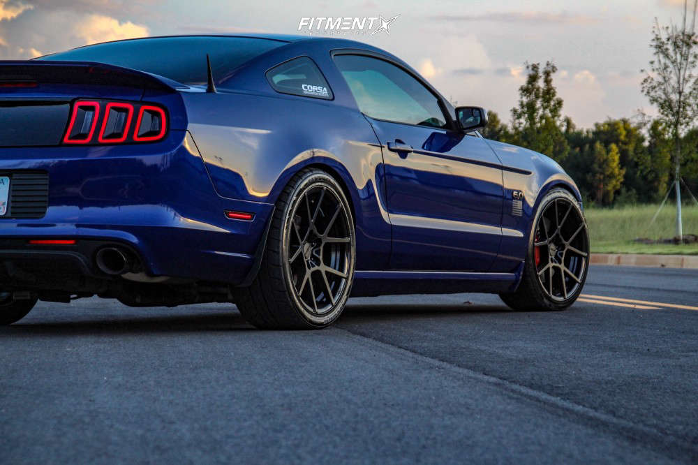 2014 Ford Mustang GT with 20x9.5 Rotiform Kps and Nitto 255x35 on ...