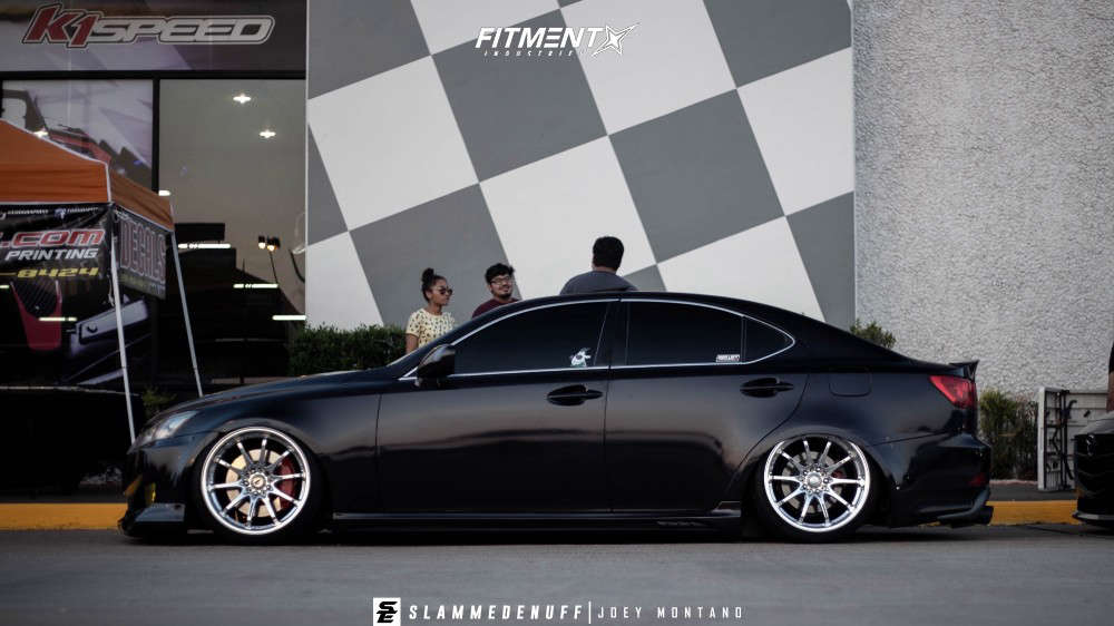 2006 Lexus IS350 Base with 19x9.5 Volk Ce28n and Federal 255x35 on Air ...