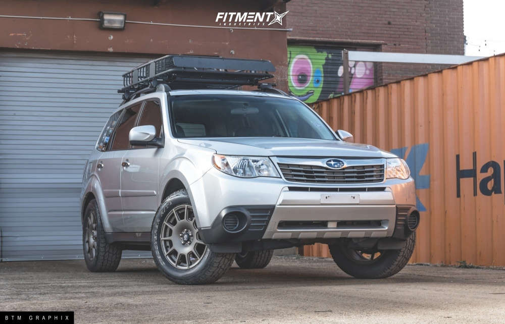2010 Subaru Forester X Premium with 17x7.5 Sparco Terra and Cooper ...