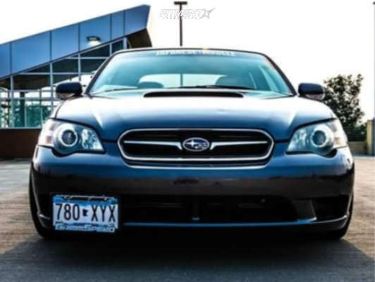 2007 Subaru Legacy GT spec.B with 18x9.5 Aodhan DS02 and Milestar ...