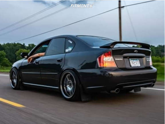 2007 Subaru Legacy GT spec.B with 18x9.5 Aodhan DS02 and Milestar ...