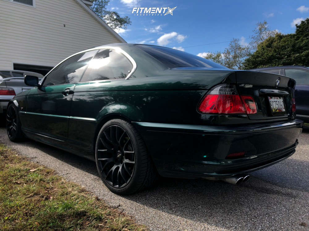 2001 BMW 325Ci Base with 18x8 Alzor 030 and Michelin 225x35 on ...
