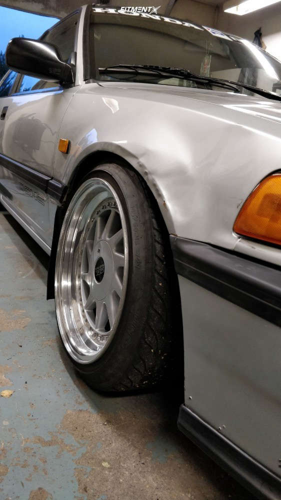 1989 Honda Civic DX with 15x8.5 OZ Racing Turbo and Nankang 165x50 on ...