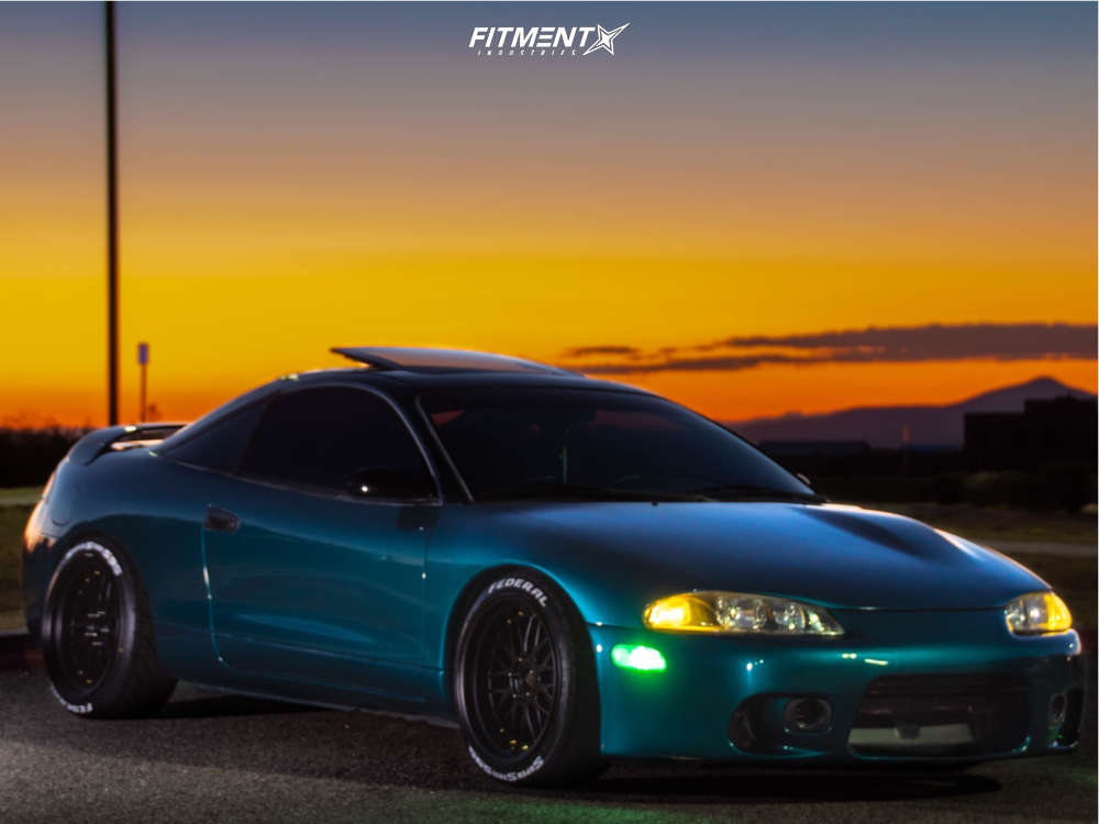 1997 Mitsubishi Eclipse RS with 18x10 JNC JNC005 and Federal 235x45 on ...