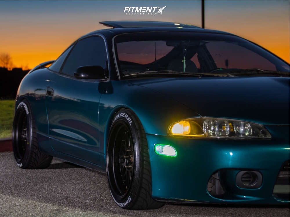 1997 Mitsubishi Eclipse RS with 18x10 JNC JNC005 and Federal 235x45 on ...