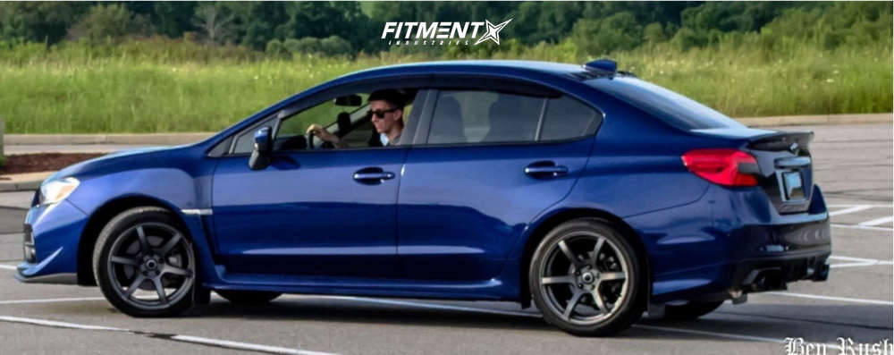 2017 Subaru WRX Base with 18x9.5 Rays Engineering 57C6 and Hankook ...