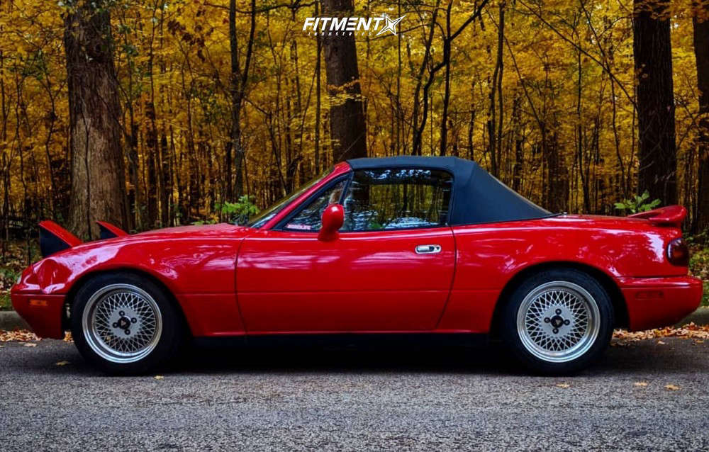 1995 Mazda MX-5 Miata Base with 15x8 Enkei Enkei92 and Kumho 205x50 on ...