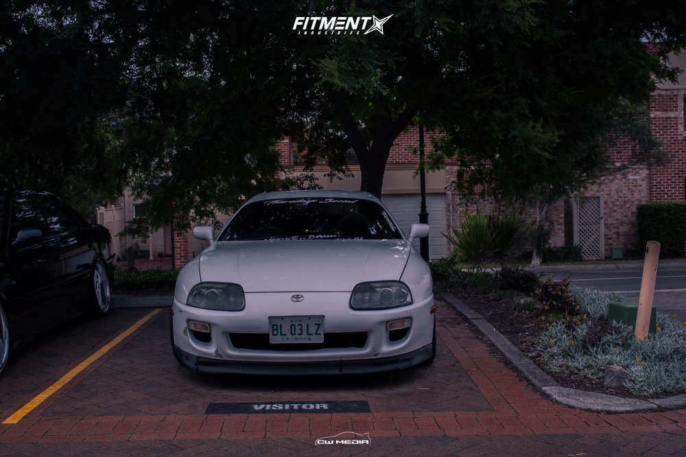 1997 Toyota Supra Base with 18x9.5 Cosmis Racing XT-206R and Toyo Tires ...
