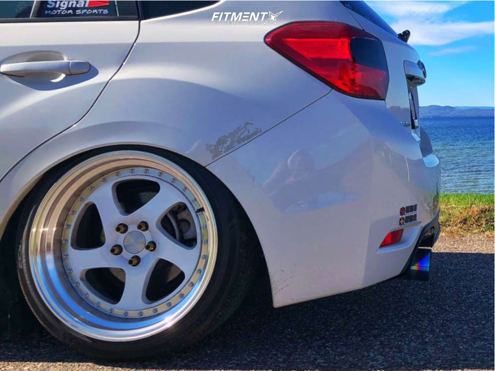 2016 Subaru Impreza Base with 18x8.5 ESR SR02 and BFGoodrich 245x40 on Air Suspension | 506228 ...