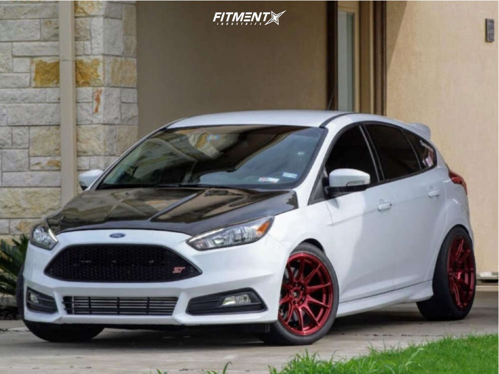 2017 Ford Focus ST with 18x8.75 XXR 527 and Nitto 245x40 on Coilovers ...