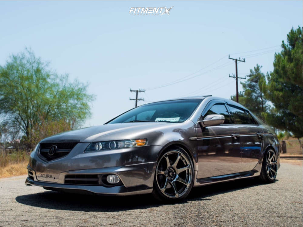 2008 Acura TL Type-S with 18x9 Cosmis Racing Mr7 and Hankook 225x40 on ...