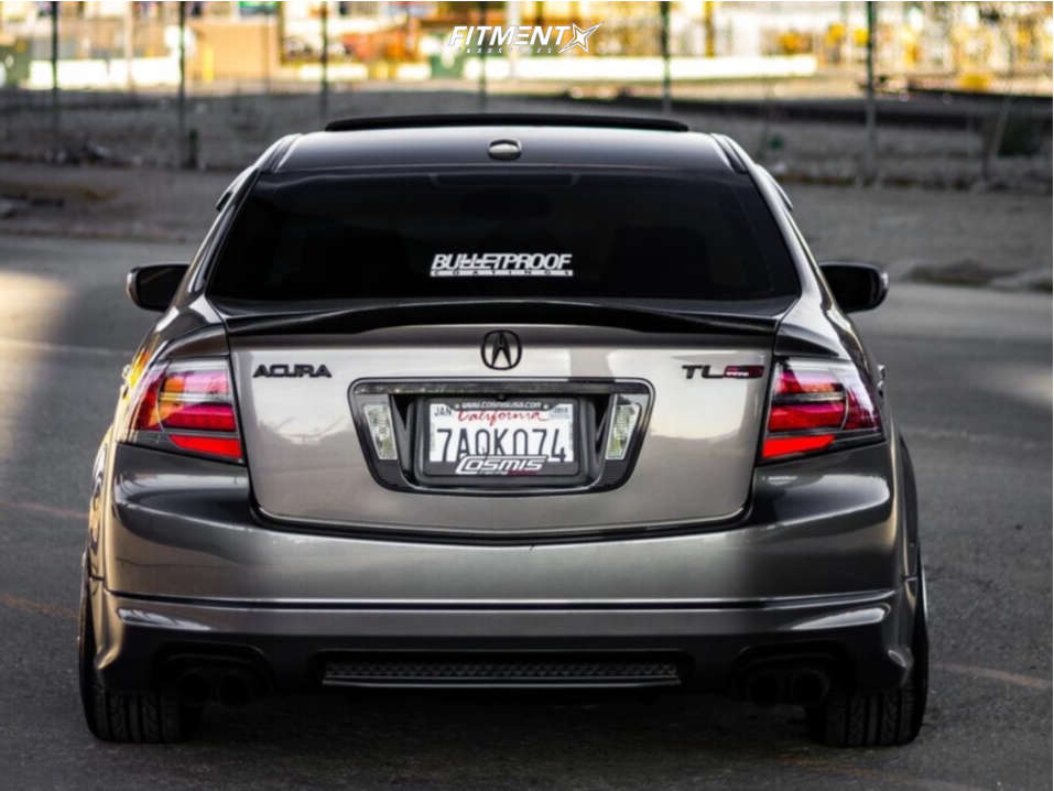 2008 Acura TL Type-S with 18x9 Cosmis Racing Mr7 and Hankook 225x40 on ...
