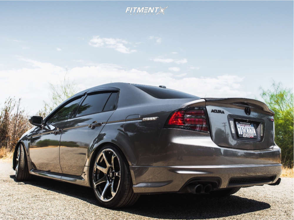 2008 Acura TL Type-S with 18x9 Cosmis Racing Mr7 and Hankook 225x40 on ...