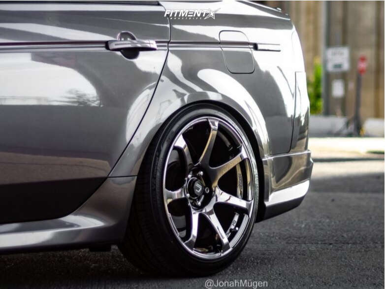 2008 Acura TL Type-S with 18x9 Cosmis Racing Mr7 and Hankook 225x40 on ...