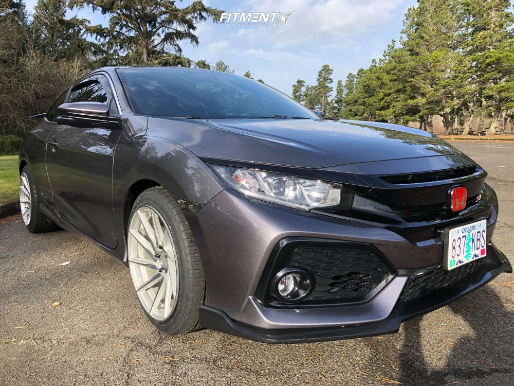 2018 Honda Civic Si with 18x9.5 F1R F29 and Sumitomo 245x40 on Stock ...