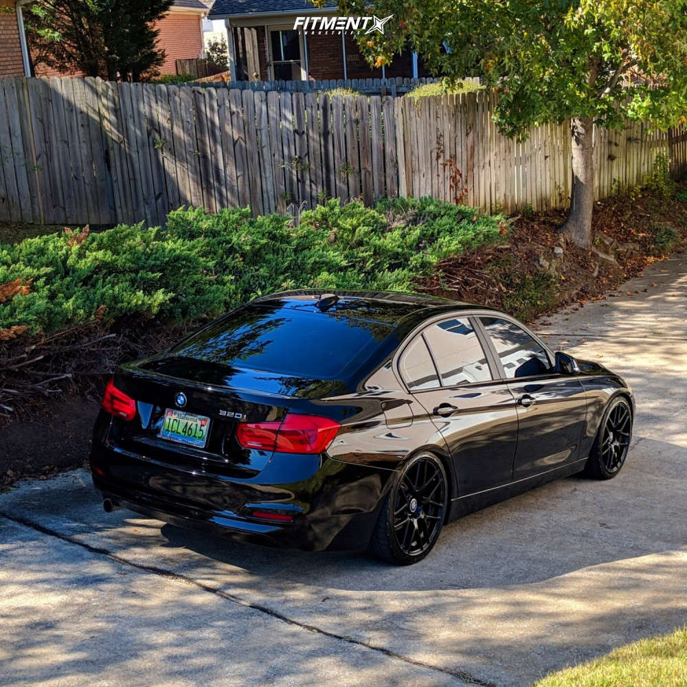 2017 BMW 320i Base with 19x8.5 Curva C7 and BFGoodrich 245x35 on ...