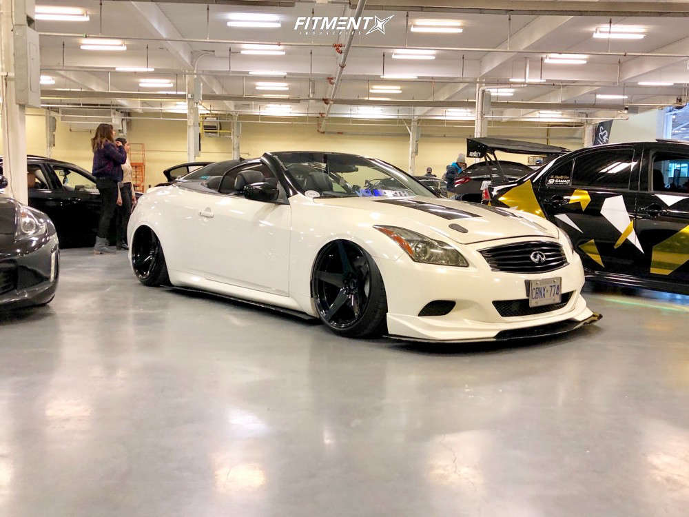 2009 INFINITI G37 Sport with 20x10 BC Forged HB35 and Continental ...