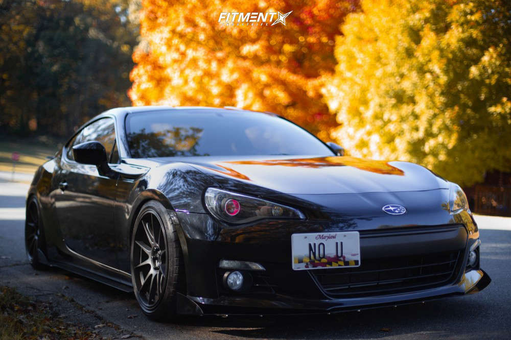 2014 Subaru BRZ Limited with 18x9.5 Ambit RS18 and Michelin 245x45 on ...