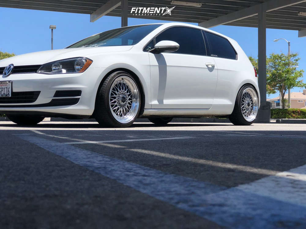 2015 Volkswagen Golf S with 18x8.5 JNC Jnc004 and Kumho 215x40 on ...