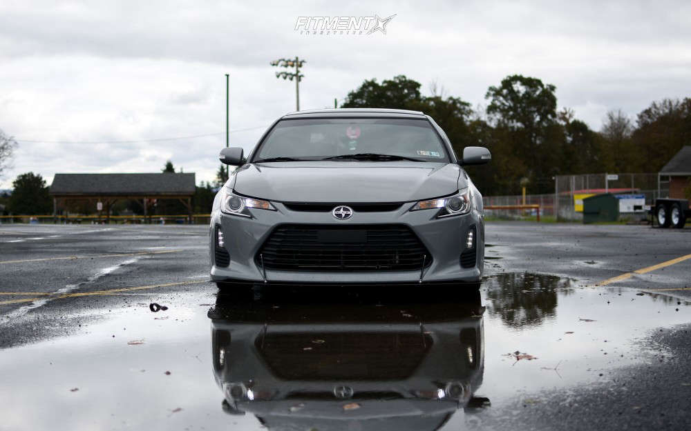 2014 Scion TC Base with 18x8 Avant Garde M240 and Firestone 225x45 on ...