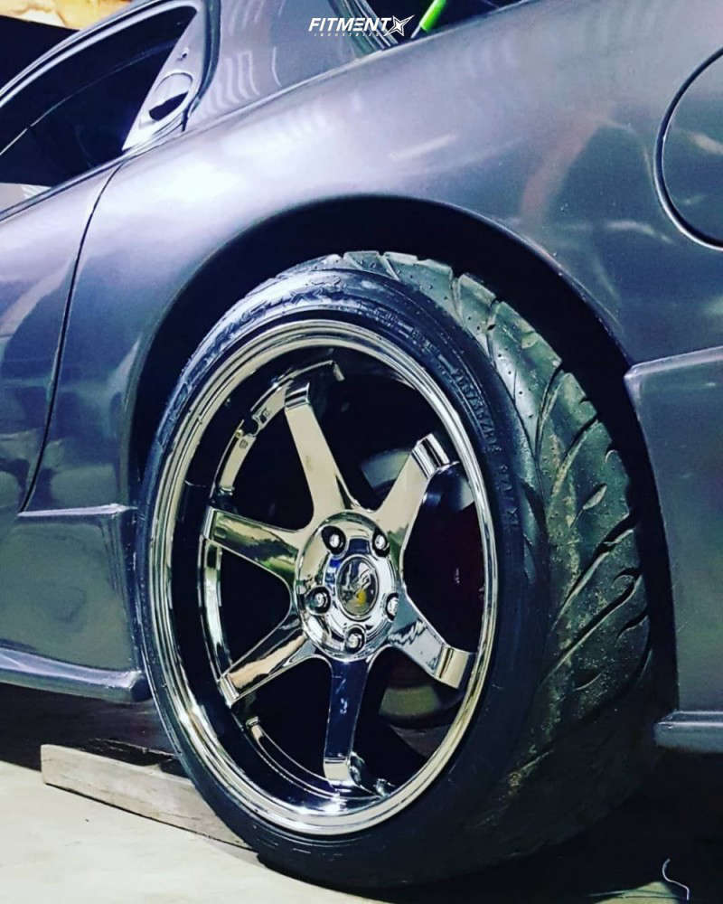 1993 Mazda RX-7 Base with 18x9.5 ESR Sr07 and Federal 235x40 on ...