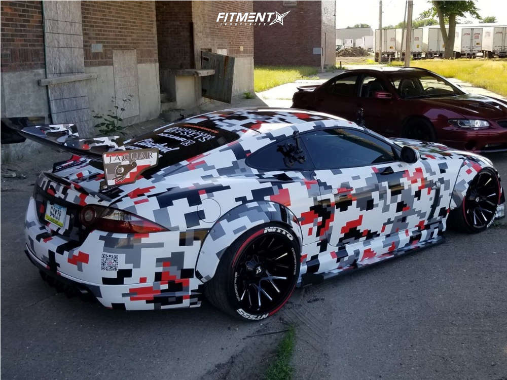 2007 Jaguar XK Base with 20x10 Dropstars 654bm and Nitto 285x35 on Air ...