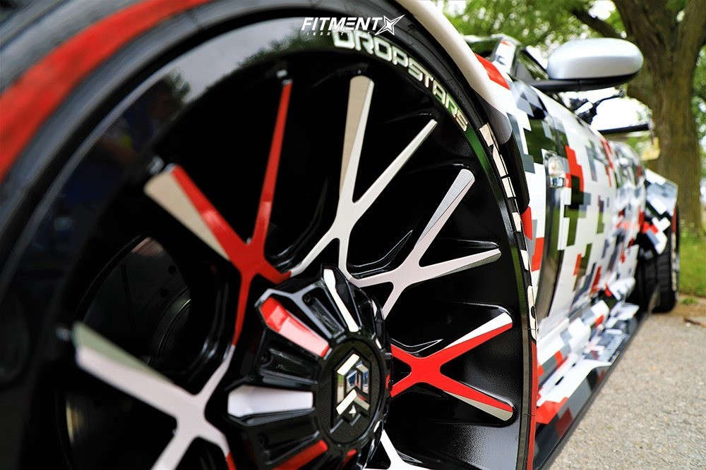 2007 Jaguar XK Base with 20x10 Dropstars 654bm and Nitto 285x35 on Air ...