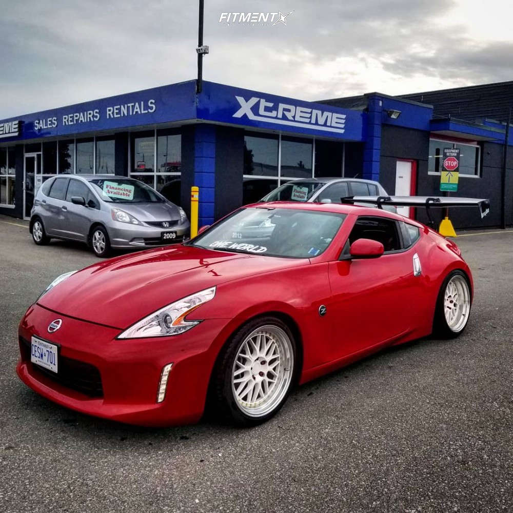 2016 Nissan 370Z Base with 19x9.5 Aodhan Ah02 and Pirelli 275x35 on ...
