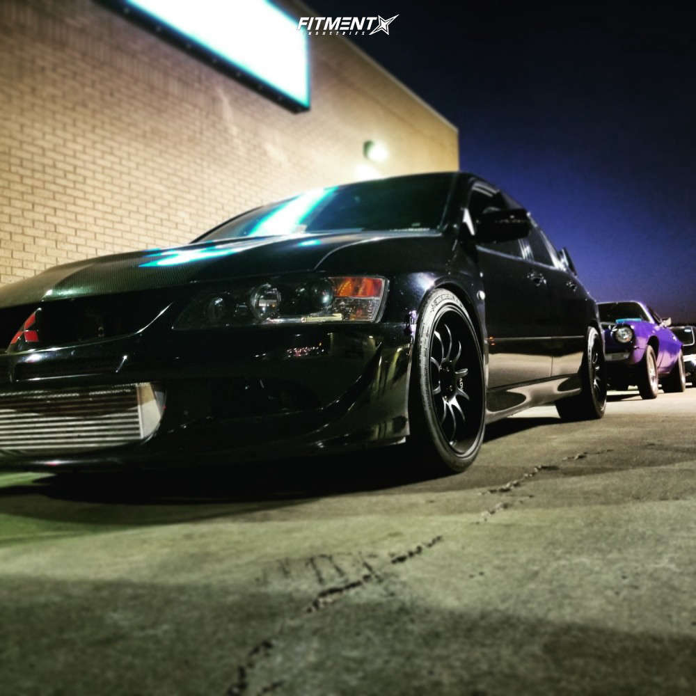 2003 Mitsubishi Lancer Evolution with 18x9.5 Advan RS-D and Federal ...