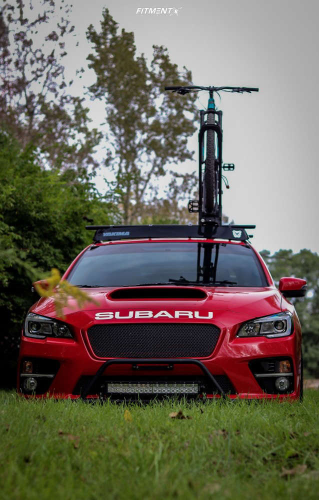 2016 Subaru WRX STI Base with 18x9.5 Apex Ec-7 and Firestone 255x40 on ...