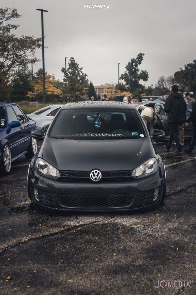 2010 Volkswagen GTI Base with 18x9.5 Work Meister S1 3p and Achilles ...