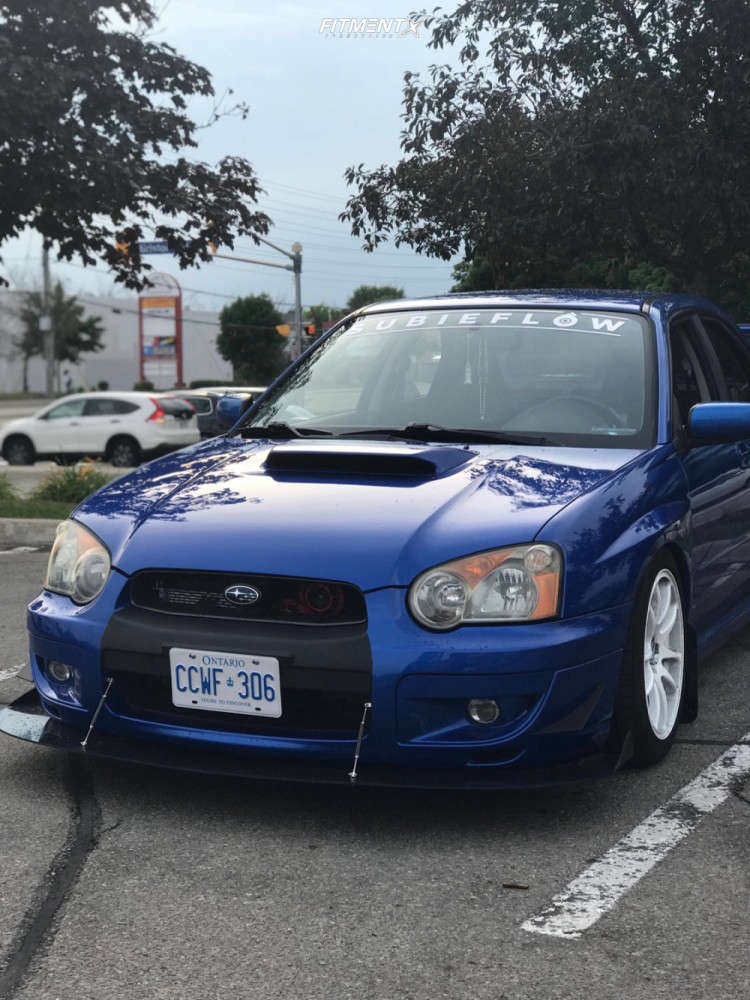 2004 Subaru WRX Base with 17x8 RTX R-Spec Stag and GT Radial 235x45 on ...