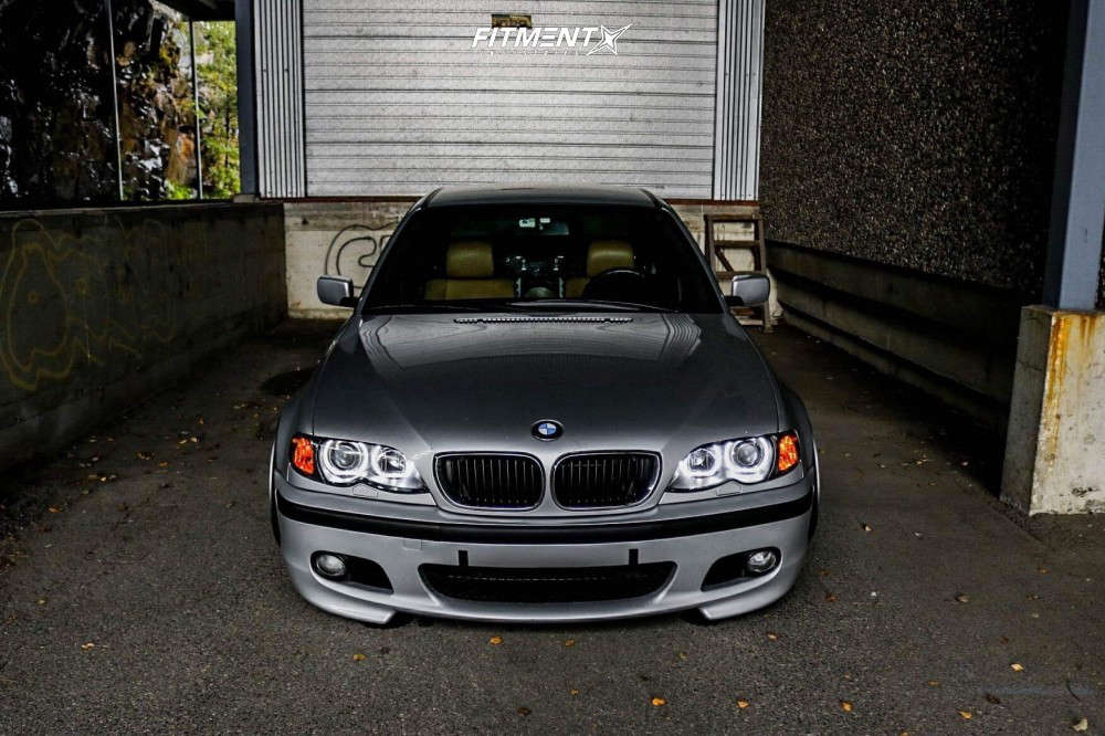 2004 BMW 3 Series Base with 18x9 Japan Racing Jr12 and Nankang 205x35 ...