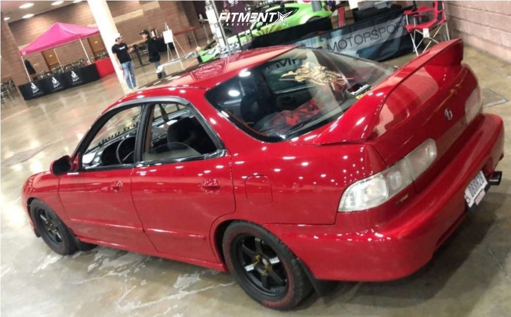 1994 Acura Integra GS-R with 15x7 Volk Te37 and Bridgestone 205x50 on ...