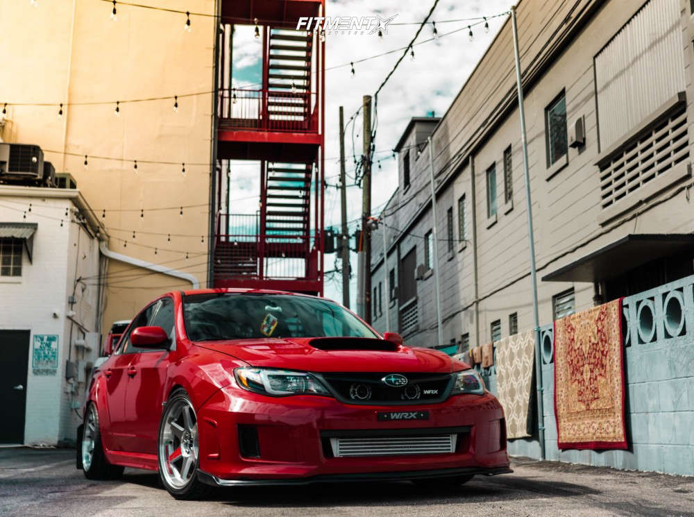 2012 Subaru WRX Base with 18x9.5 Varrstoen Es2 and BFGoodrich 235x45 on ...