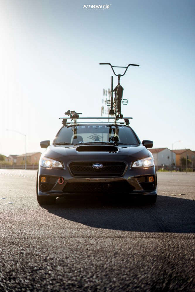 2017 Subaru WRX Base with 18x9.5 Cosmis Racing R1 and Goodyear 245x40 ...