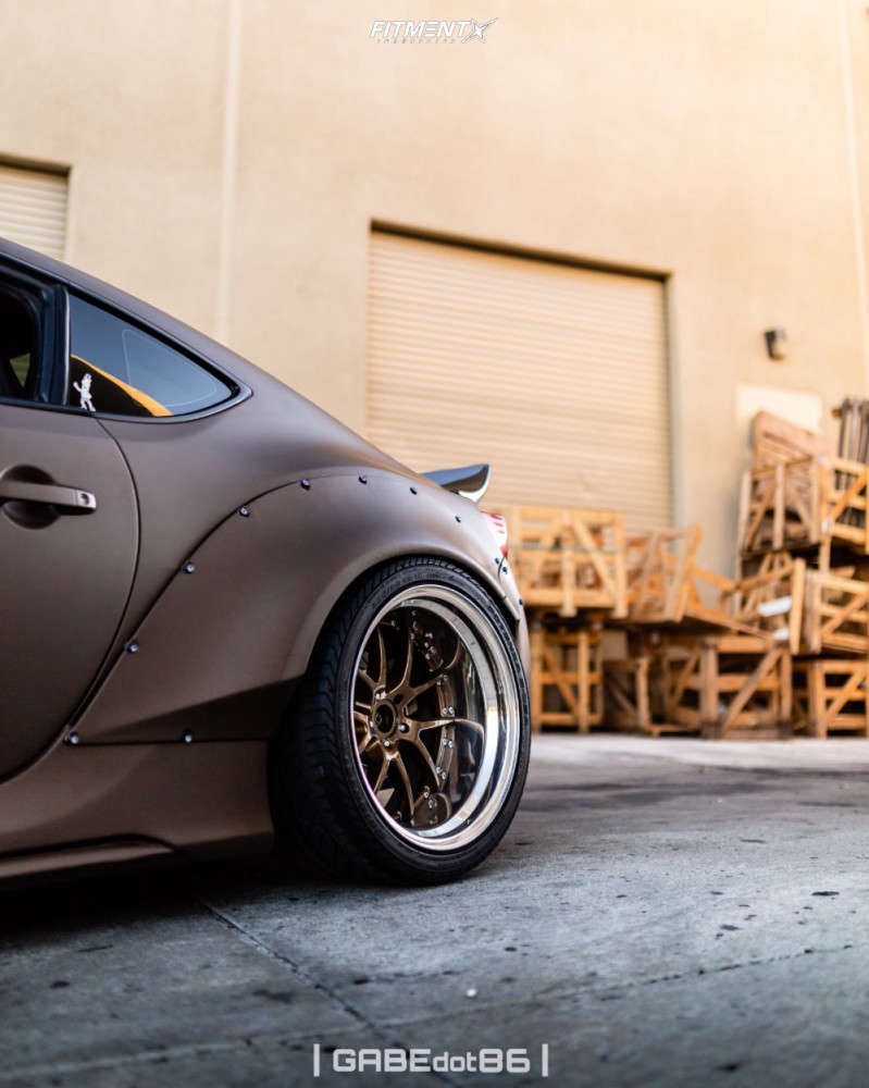 2014 Subaru BRZ Premium with 18x10 Work VS SS and Bridgestone 255x35 on ...