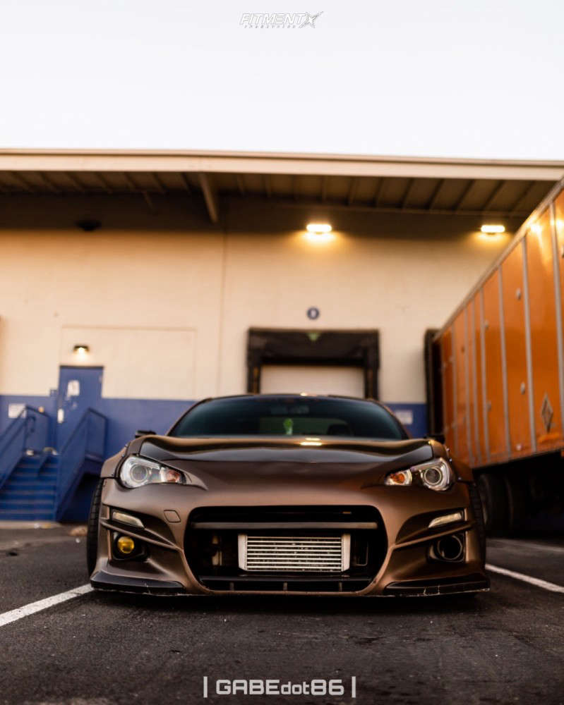 2014 Subaru BRZ Premium with 18x10 Work VS SS and Bridgestone 255x35 on ...