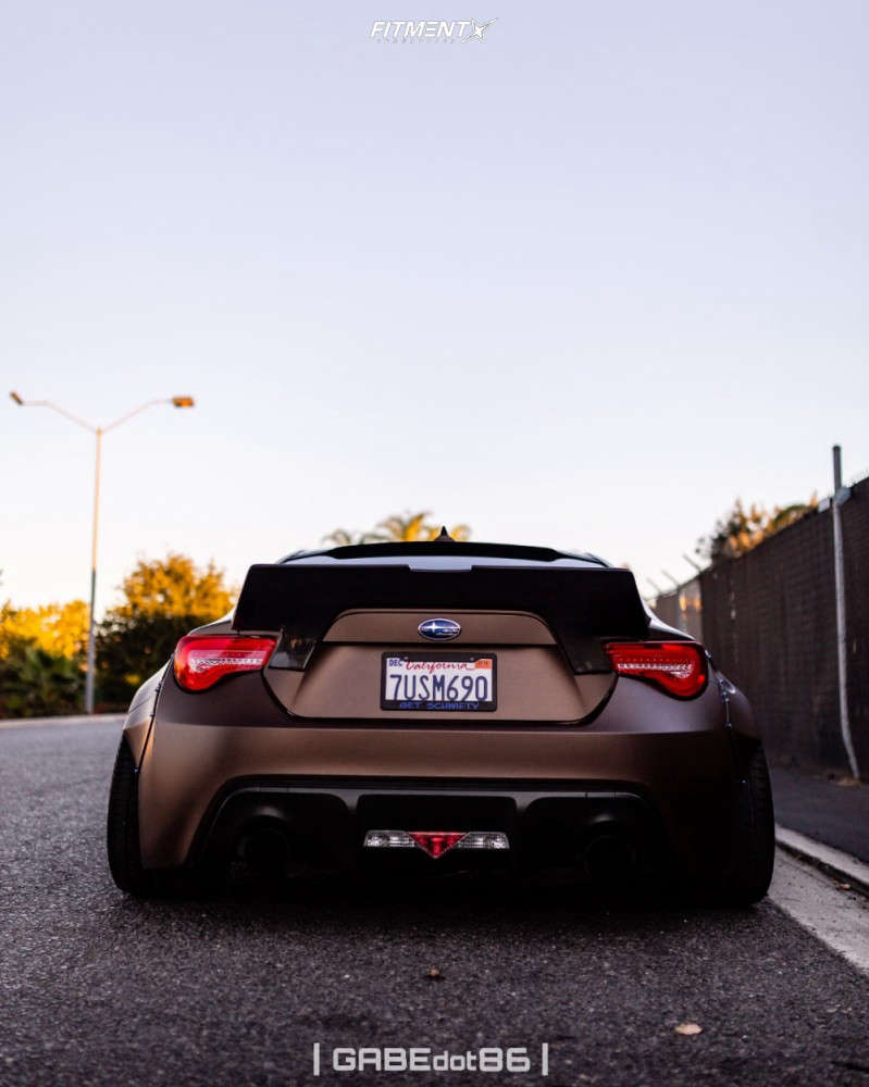 2014 Subaru BRZ Premium with 18x10 Work VS SS and Bridgestone 255x35 on ...