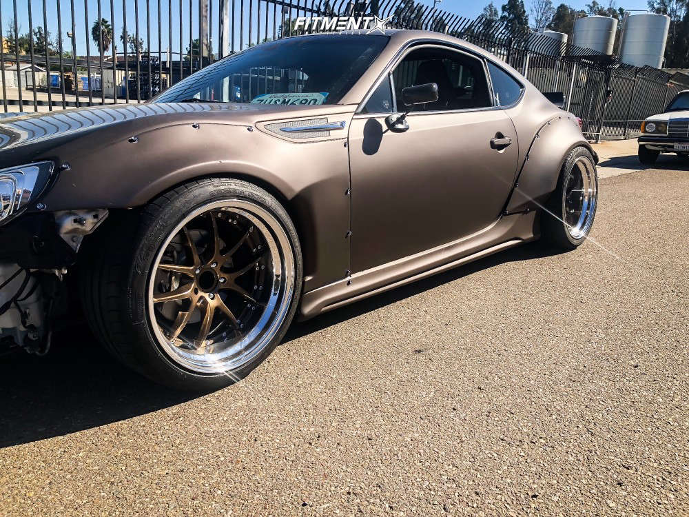 2014 Subaru BRZ Premium with 18x10 Work VS SS and Bridgestone 255x35 on ...